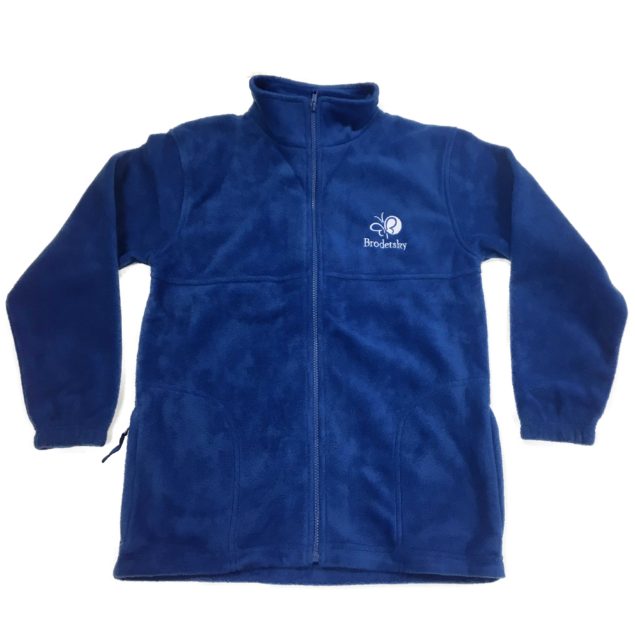 Brodetsky Royal Blue Fleece Jacket w/Logo – Rawcliffes Leeds
